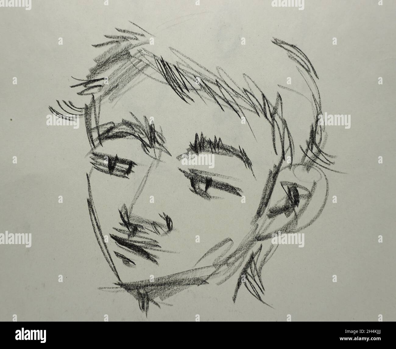 Art ,sketch ,drawing , face man , eye , sketch , art work Stock Photo ...