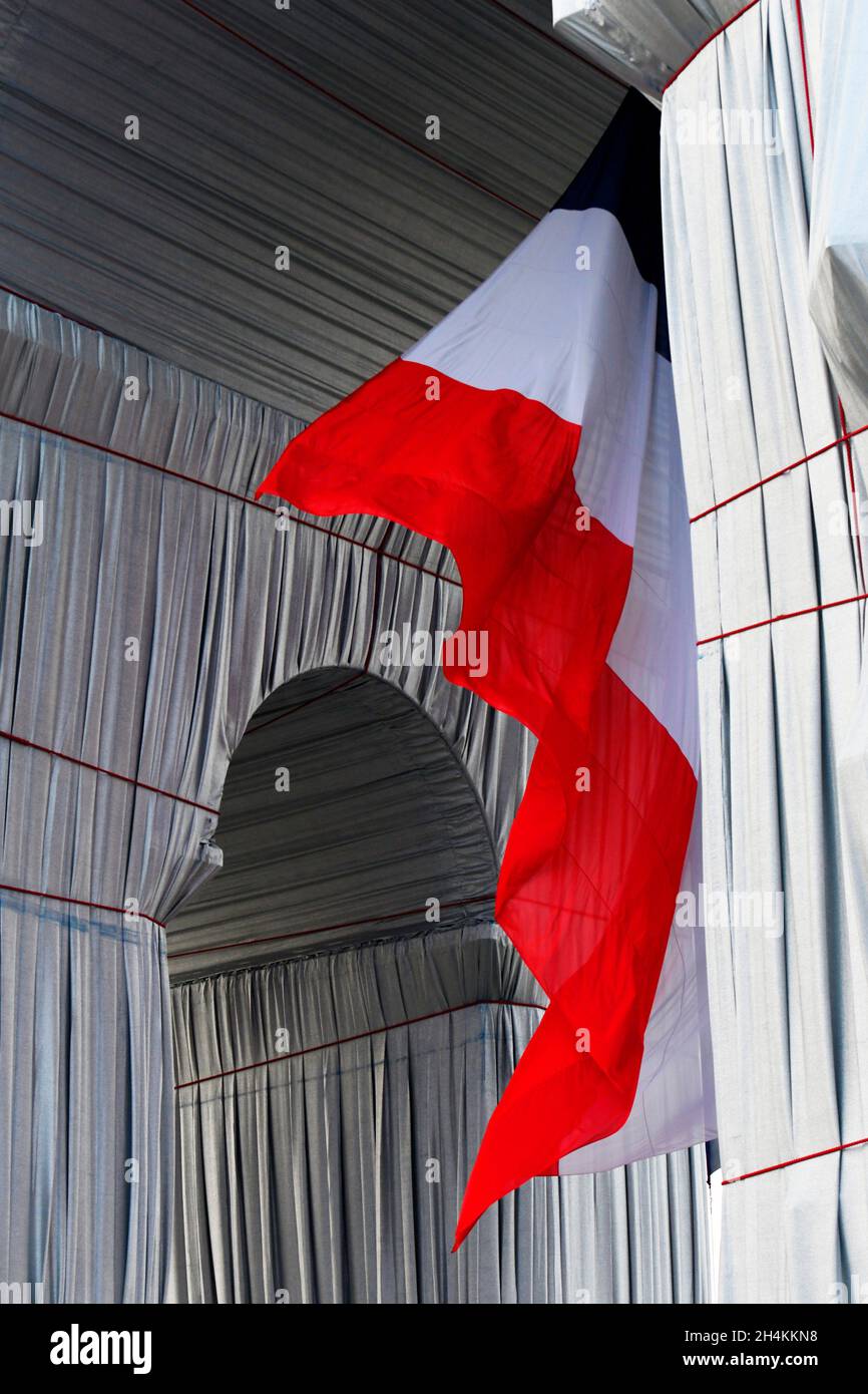 Blue white red french flag hi-res stock photography and images - Alamy