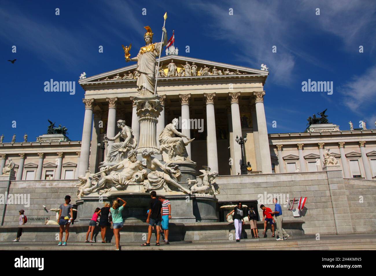 Austrian Parliament building Stock Photo - Alamy