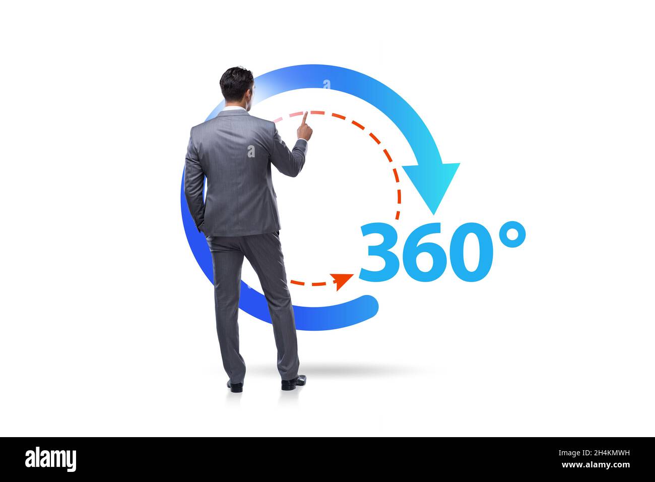 360 degree customer view for the marketing purposes Stock Photo - Alamy