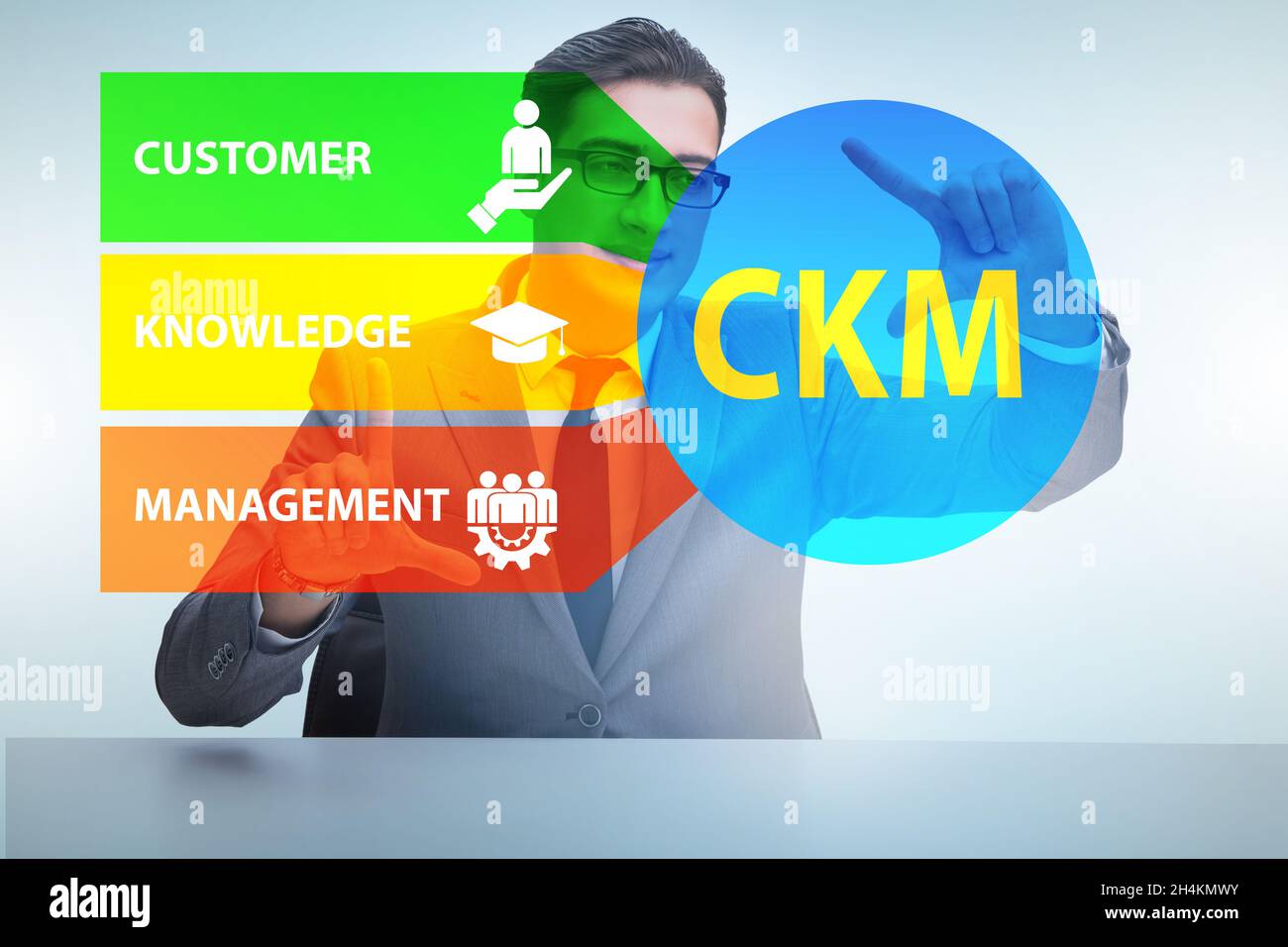 Customer knowledge management (CKM) marketing concept Stock Photo - Alamy