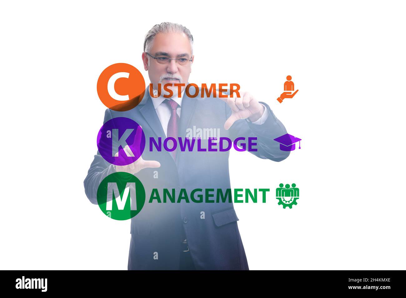 Customer knowledge management (CKM) marketing concept Stock Photo - Alamy