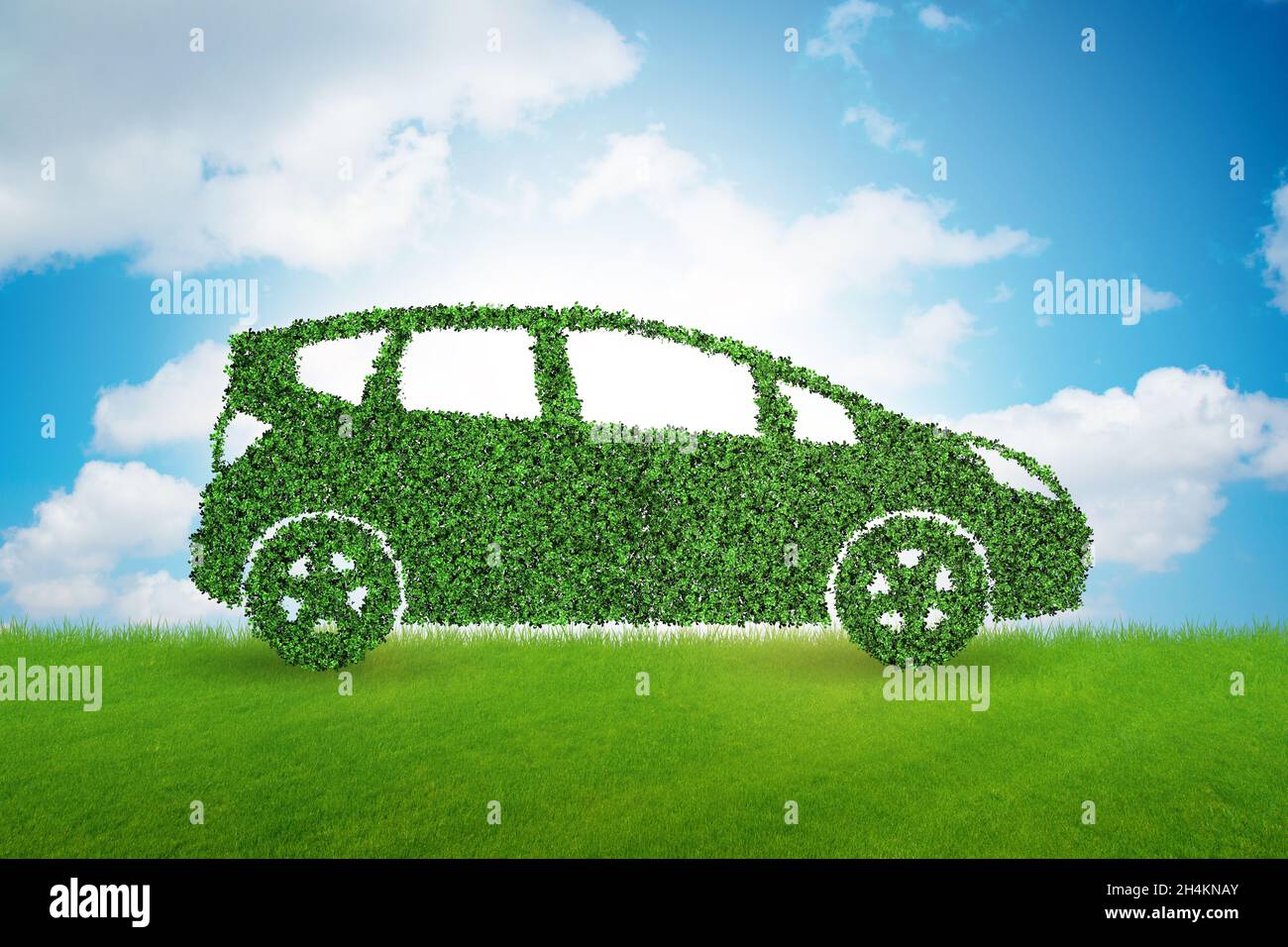 Concept of the ecological electric car Stock Photo - Alamy