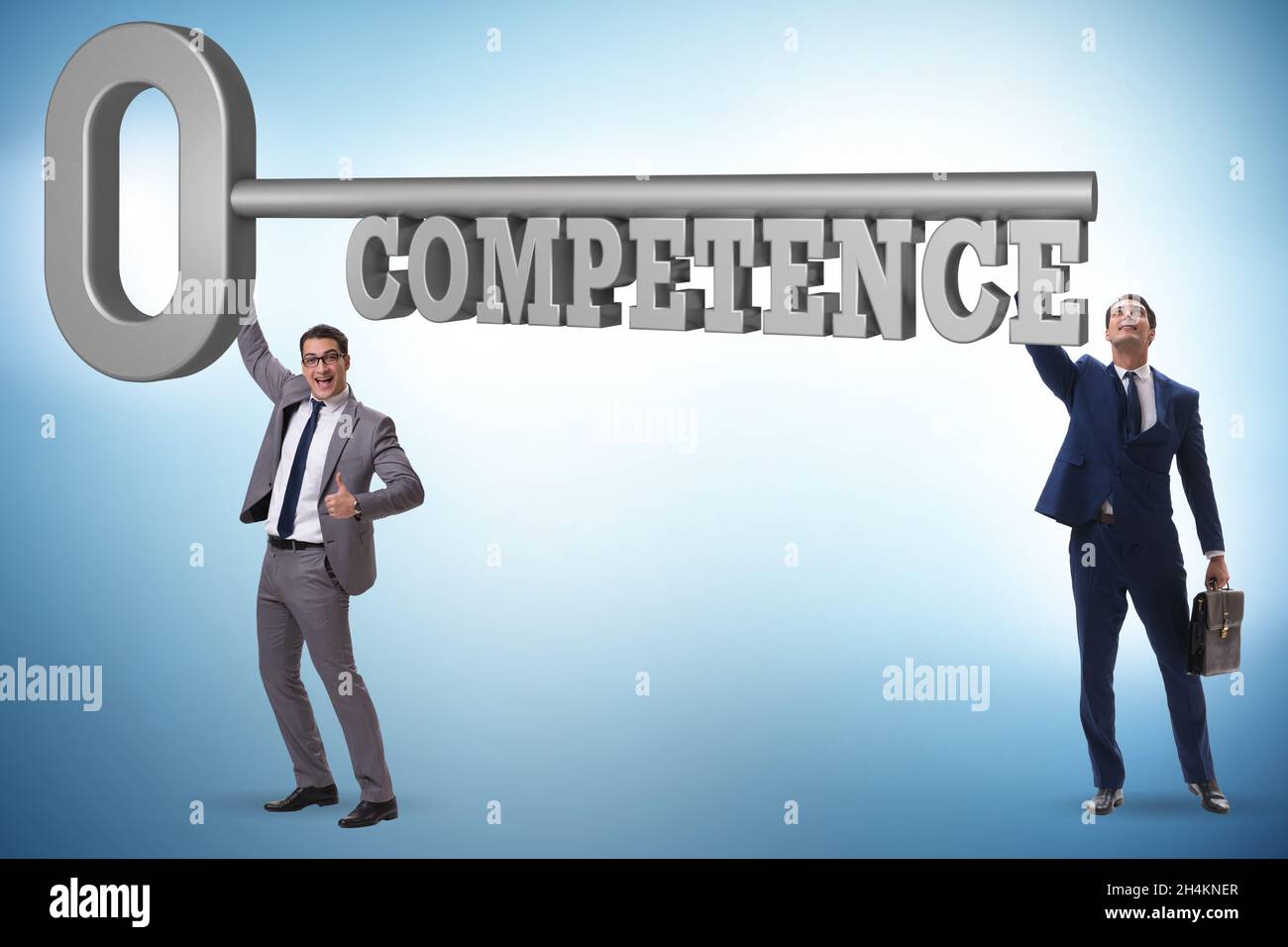 Experience and competence concept with the key Stock Photo - Alamy