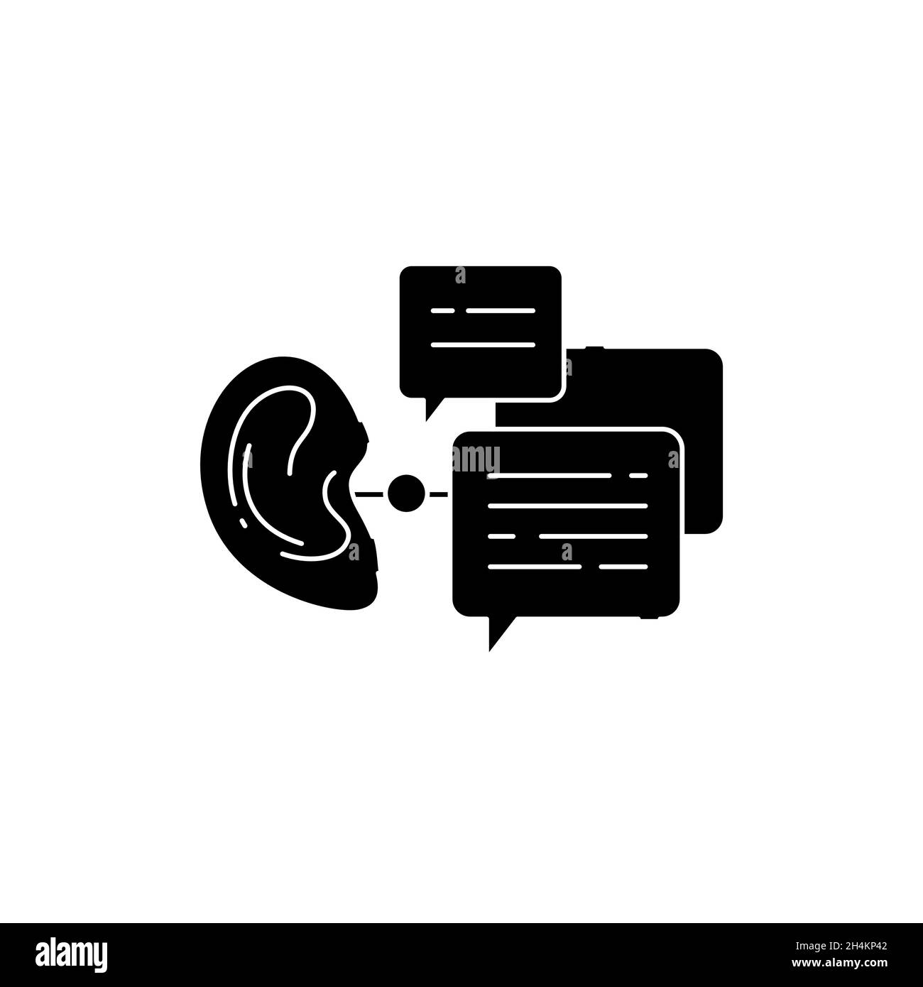 Rumors olor line icon. Pictogram for web page, mobile app, promo. UI UX ...