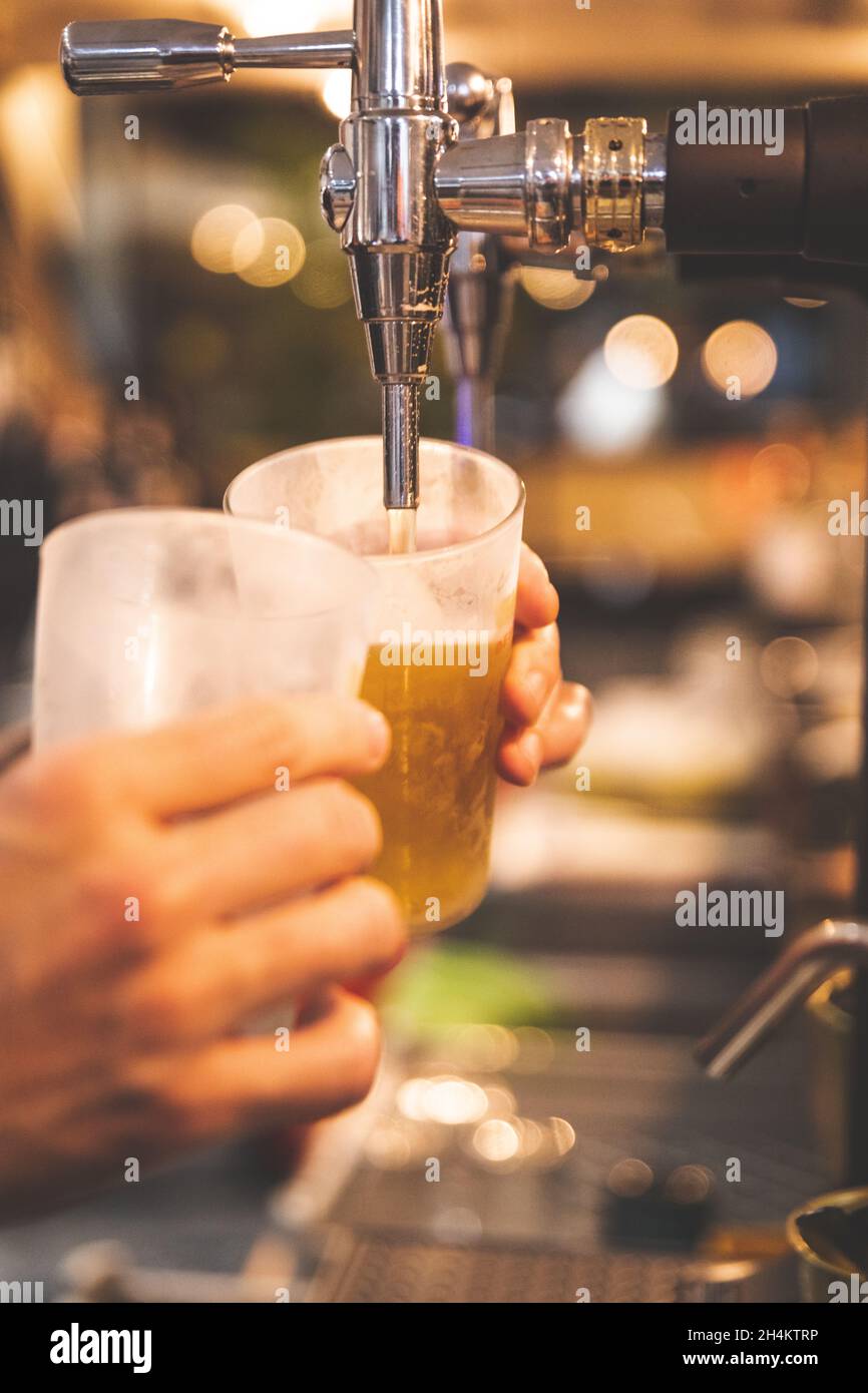 Glass barrel beverage dispenser hi-res stock photography and images - Alamy