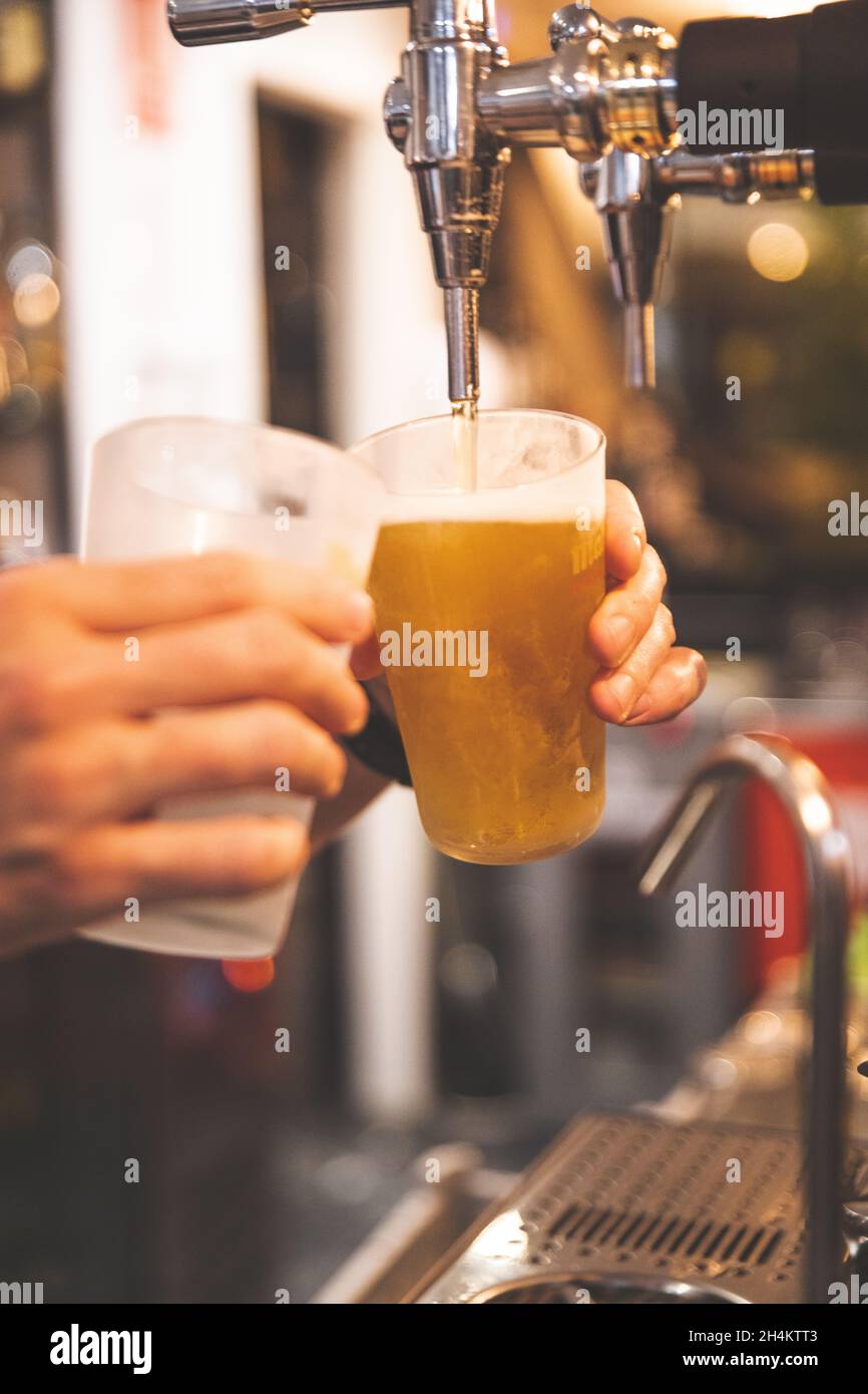 Glass barrel beverage dispenser hi-res stock photography and images - Alamy