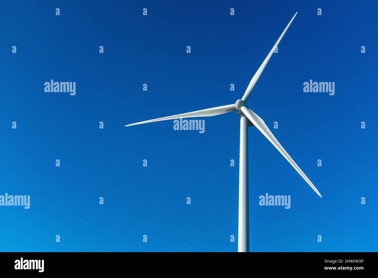 Rotterdam, Netherlands. Modern, newly build wind mill and electrical ...