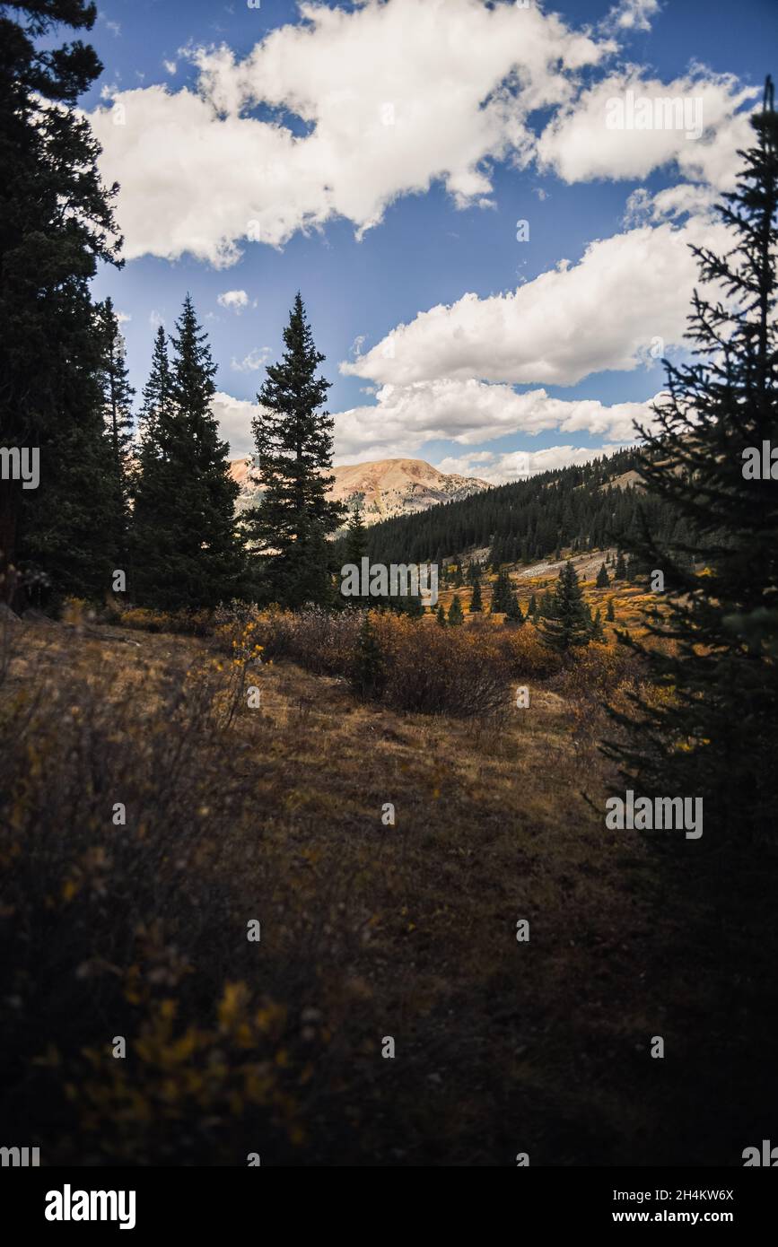 Landscape mountain views in Colorado during autumn Stock Photo - Alamy