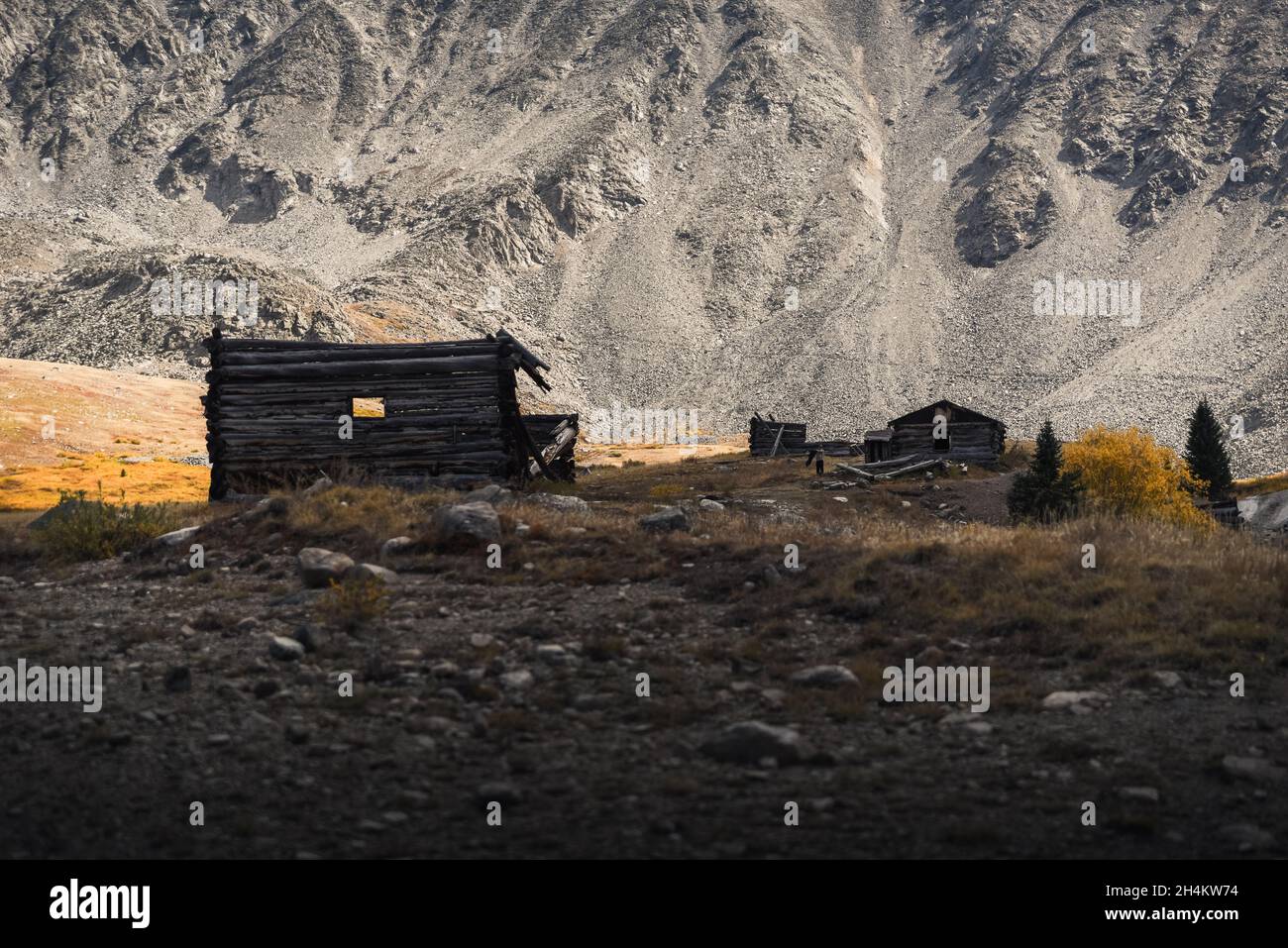 Mining ruins in Colorado Stock Photo - Alamy