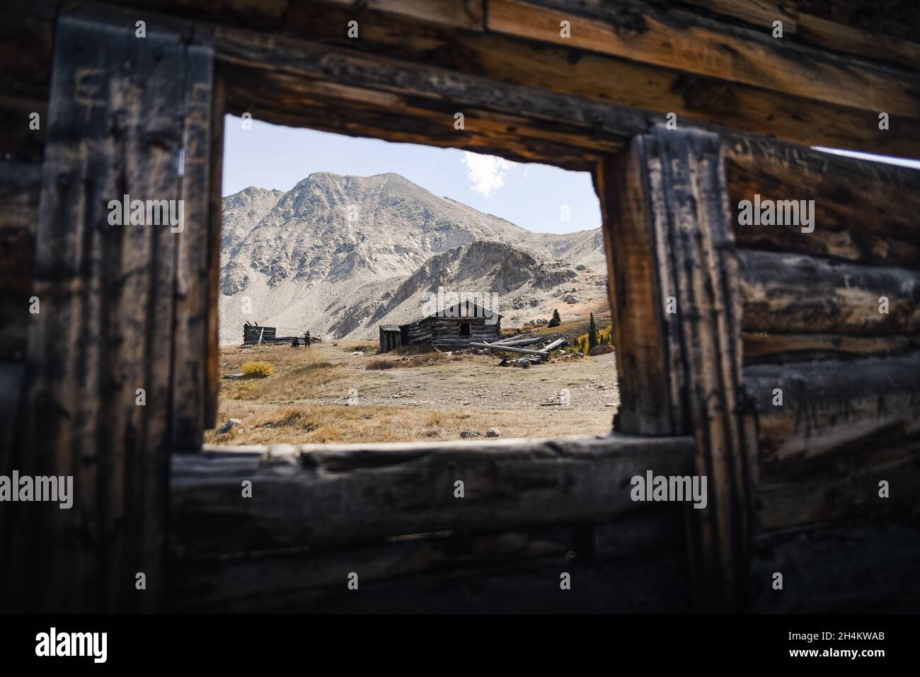 Mining ruins in Colorado Stock Photo - Alamy