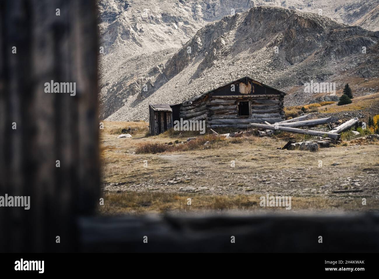 Mining ruins in Colorado Stock Photo - Alamy