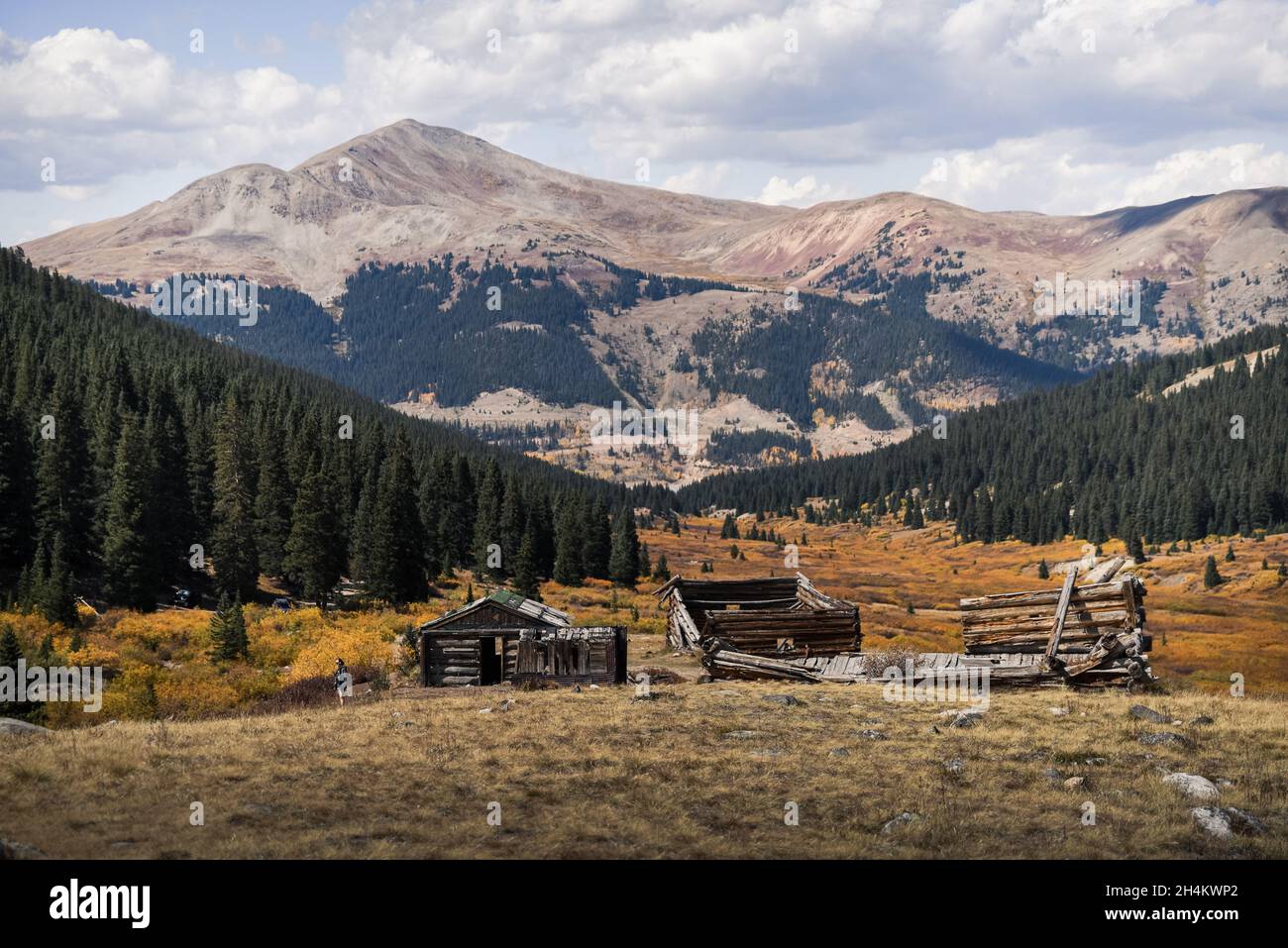 Mining ruins in Colorado Stock Photo - Alamy