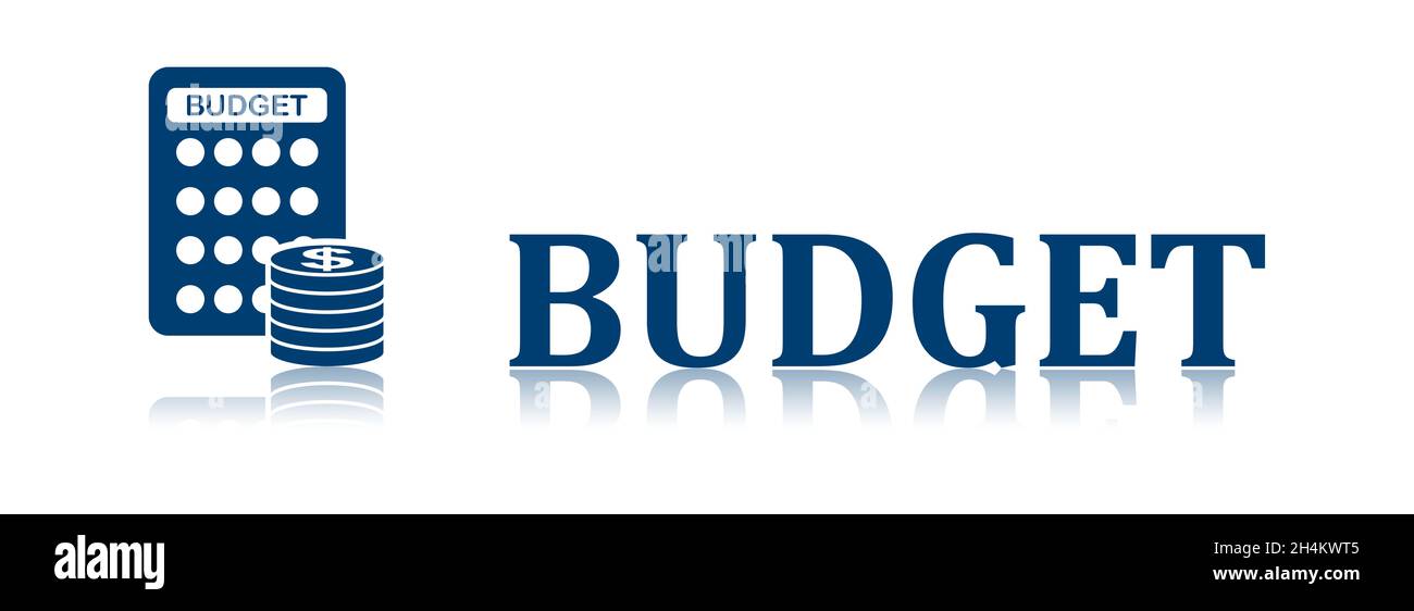 Illustration of a budget concept Stock Photo - Alamy