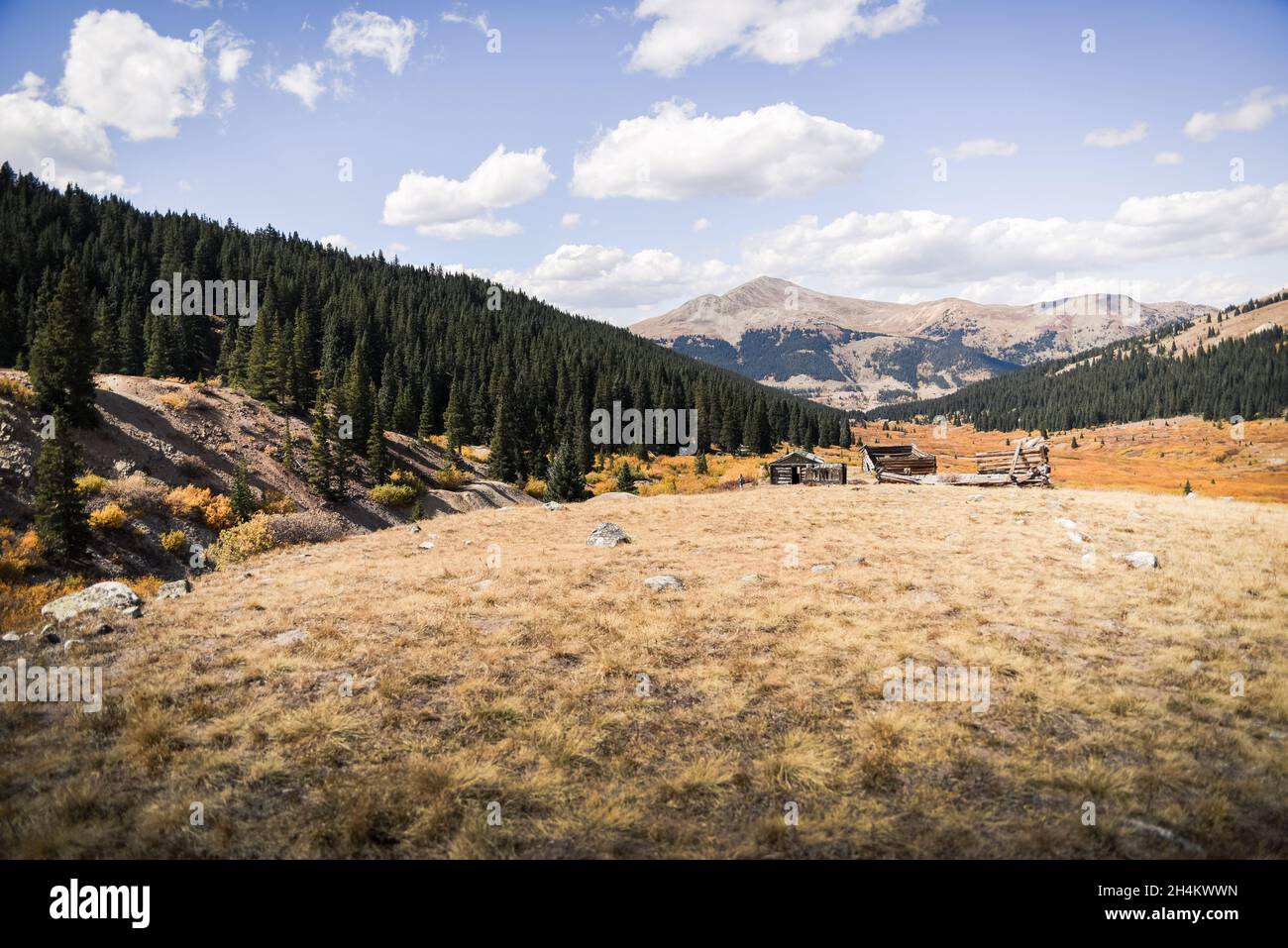 Mining ruins in Colorado Stock Photo - Alamy