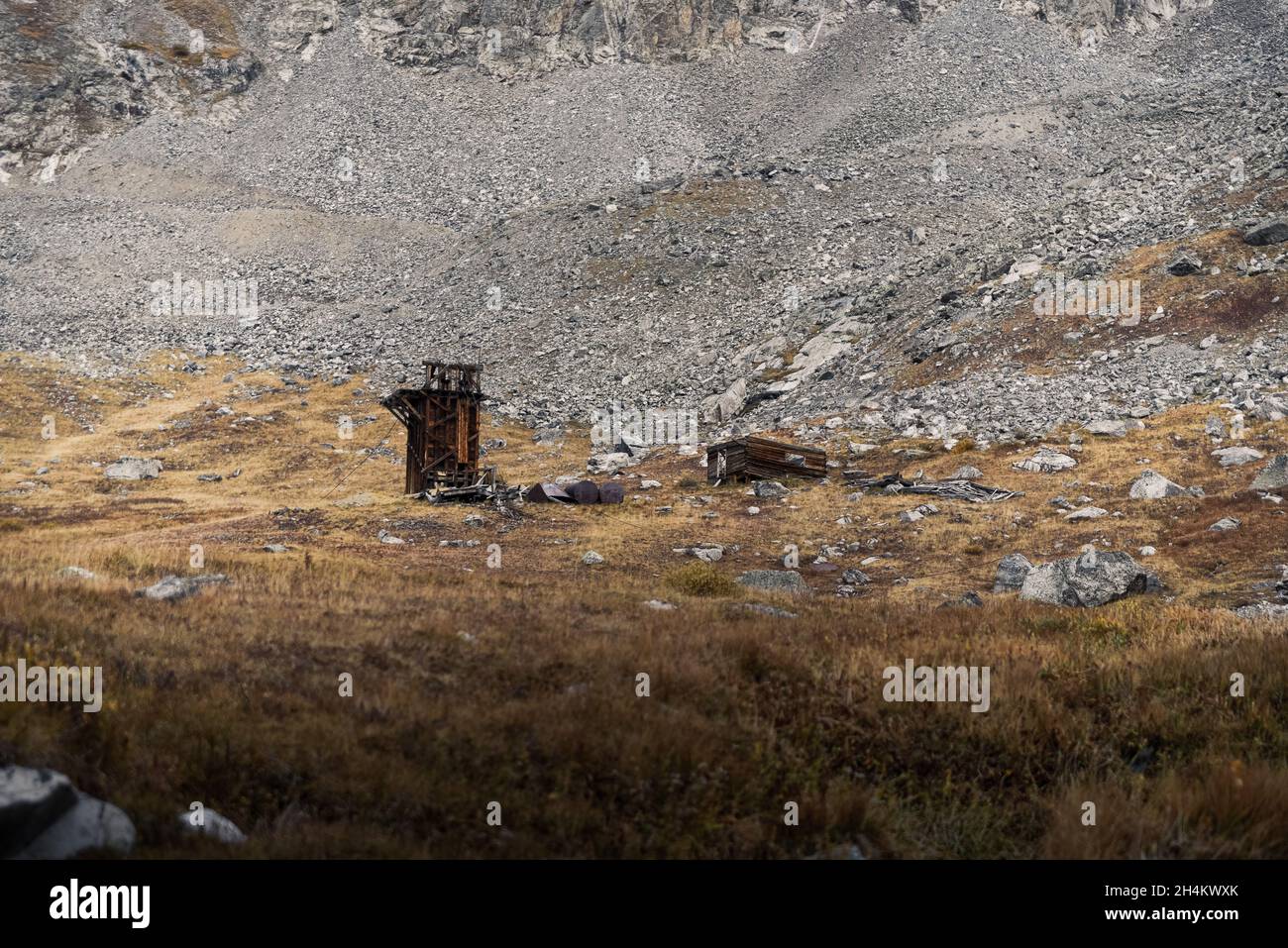 Mining ruins in Colorado Stock Photo - Alamy
