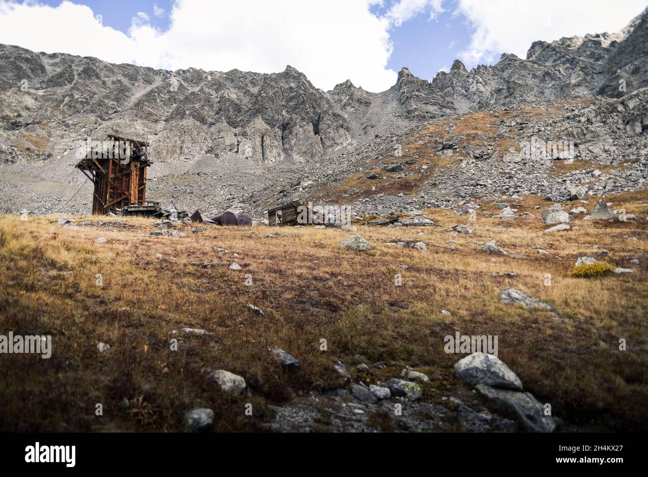 Mining ruins in Colorado Stock Photo - Alamy
