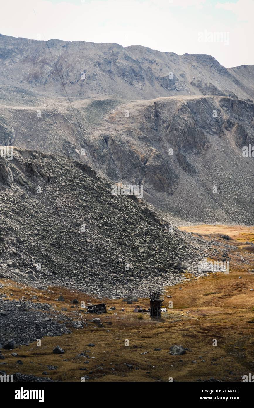 Mining ruins in Colorado Stock Photo - Alamy
