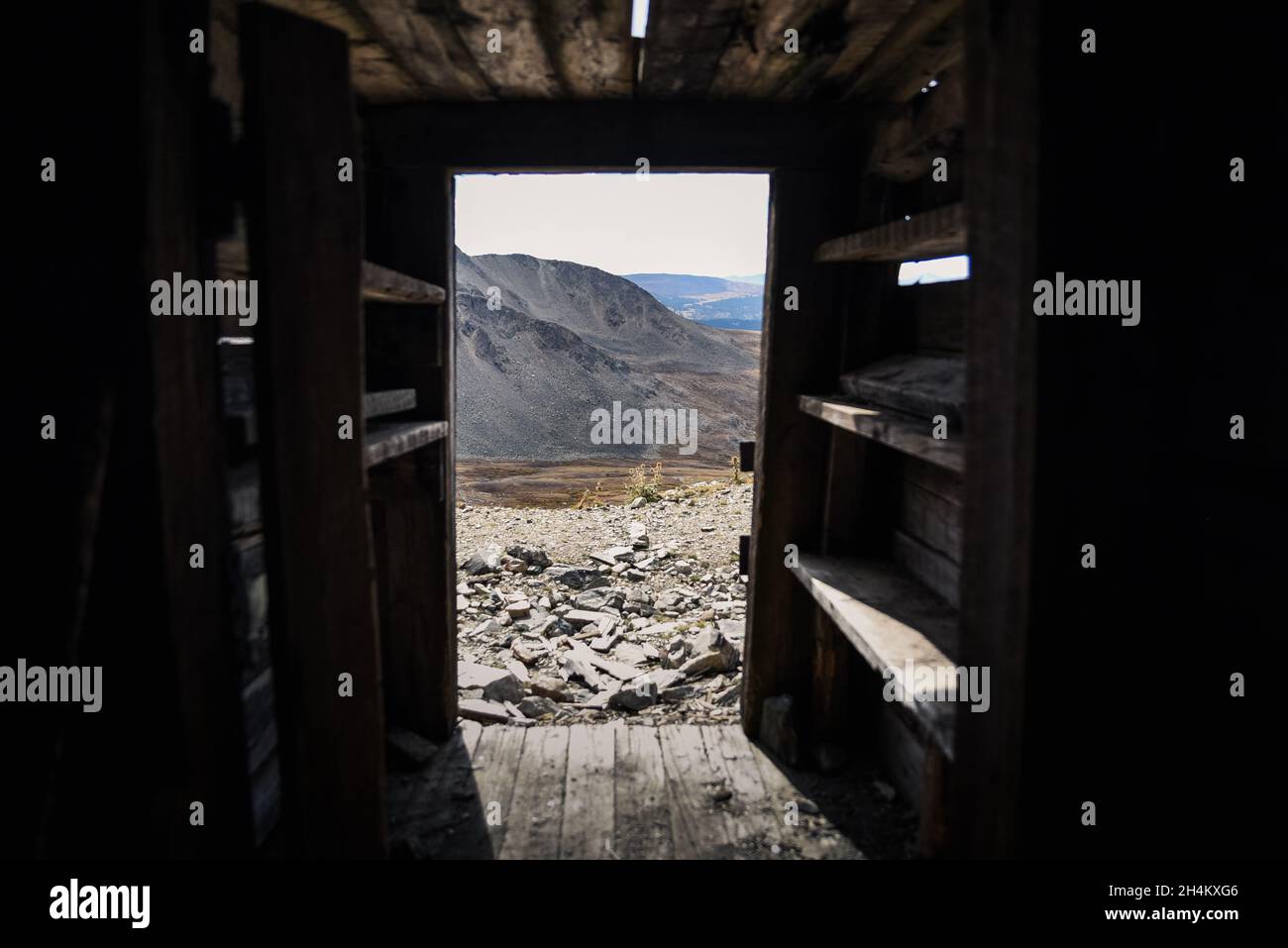 Mining ruins in Colorado Stock Photo - Alamy