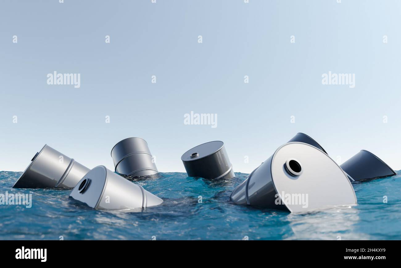 Floating barrel pollution hi-res stock photography and images - Alamy