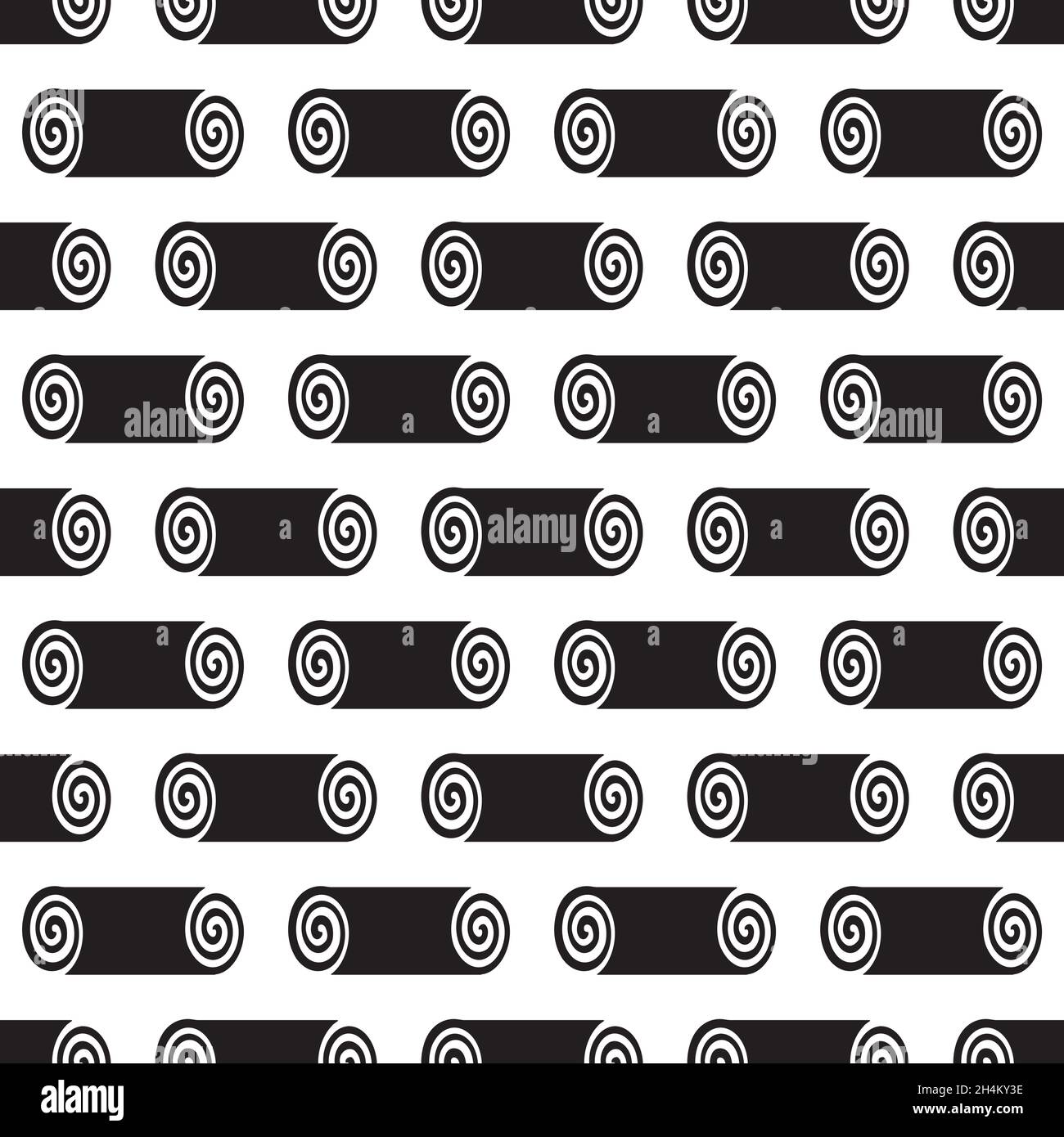 Ancient Greek motif cylinder spiral vector seamless pattern background ...