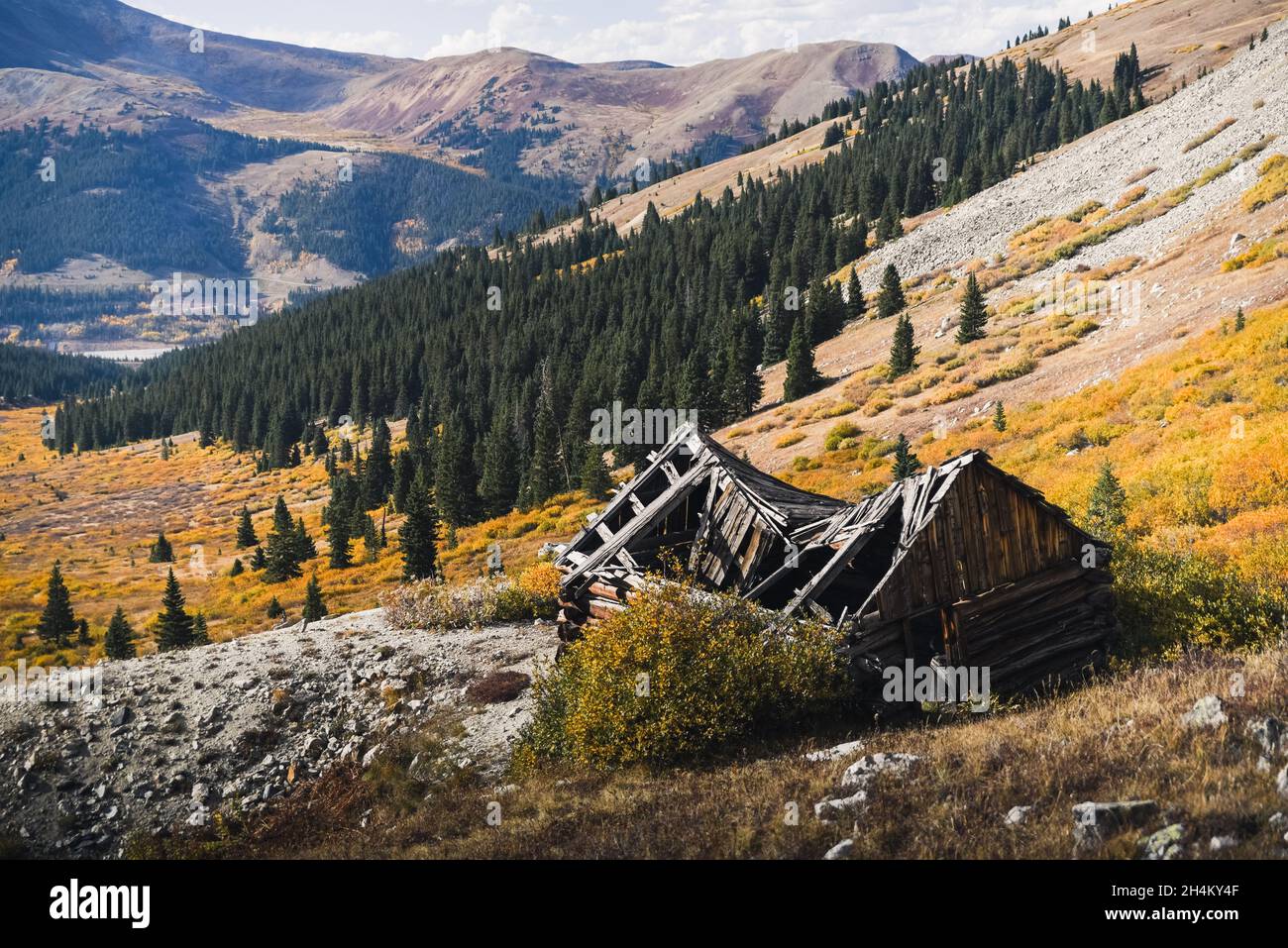 Mining ruins in Colorado Stock Photo - Alamy