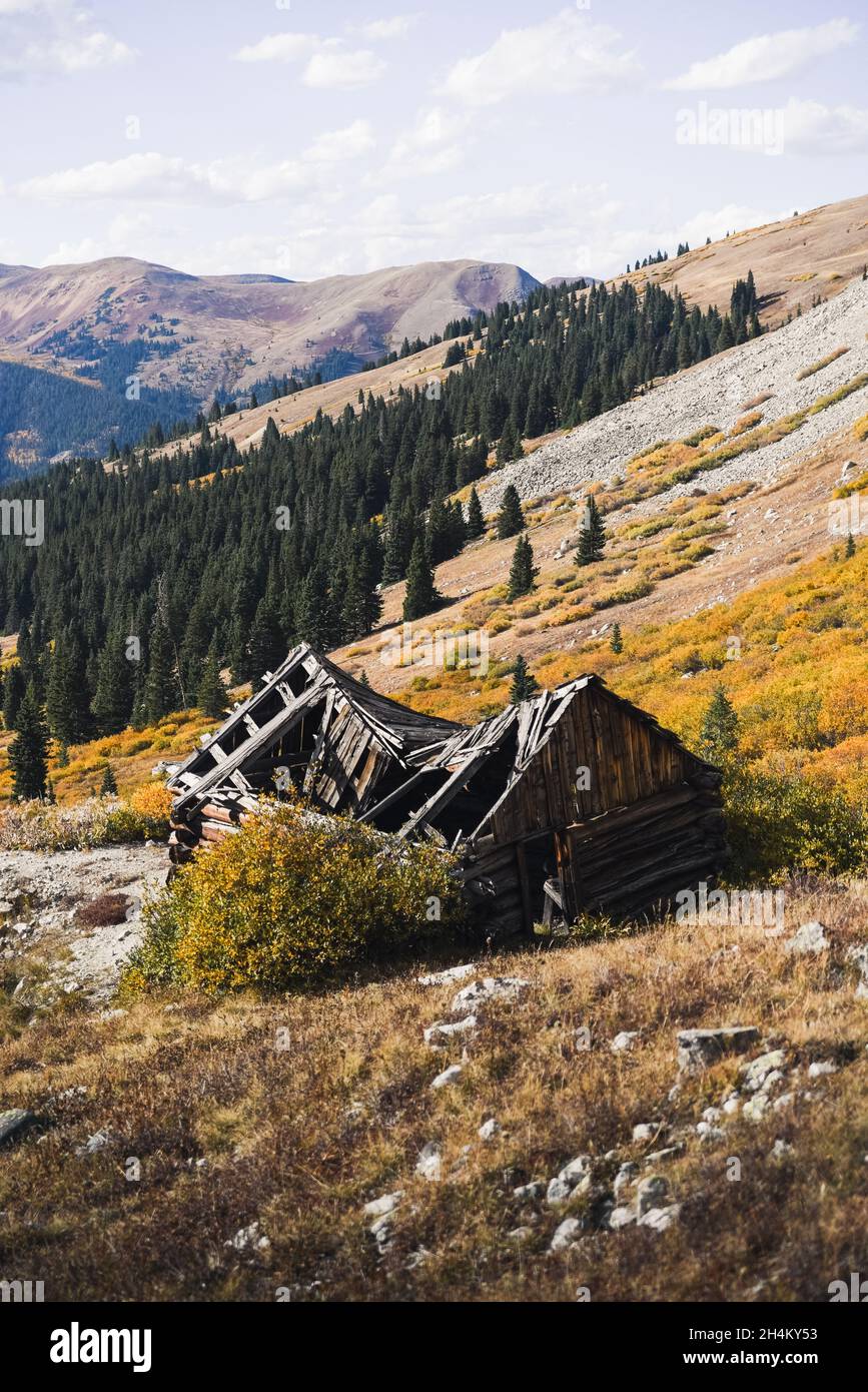Mining ruins in Colorado Stock Photo - Alamy