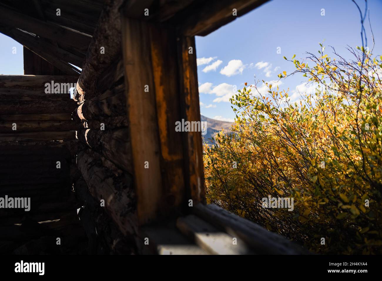 Mining ruins in Colorado Stock Photo - Alamy