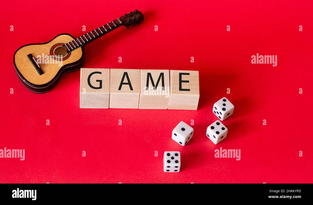 Game on guitar hi-res stock photography and images - Alamy