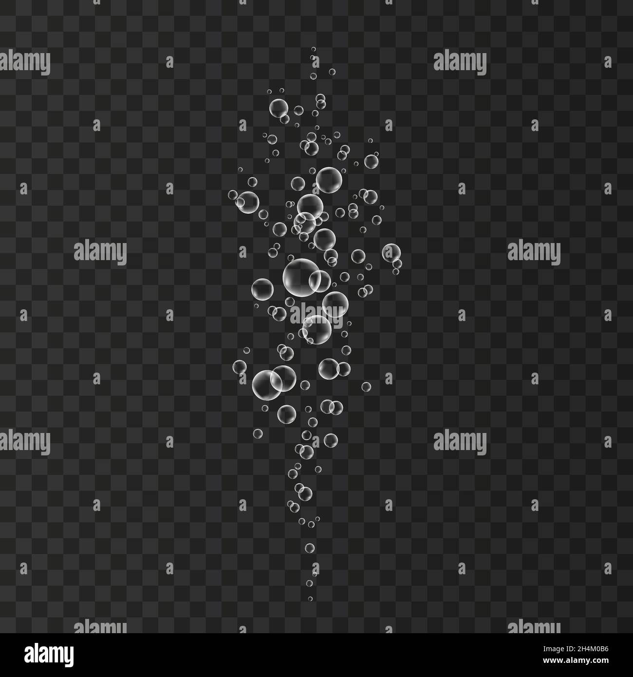 Champagne. Effervescent drink. Underwater fizzing gas bubbles. Fizzy ...