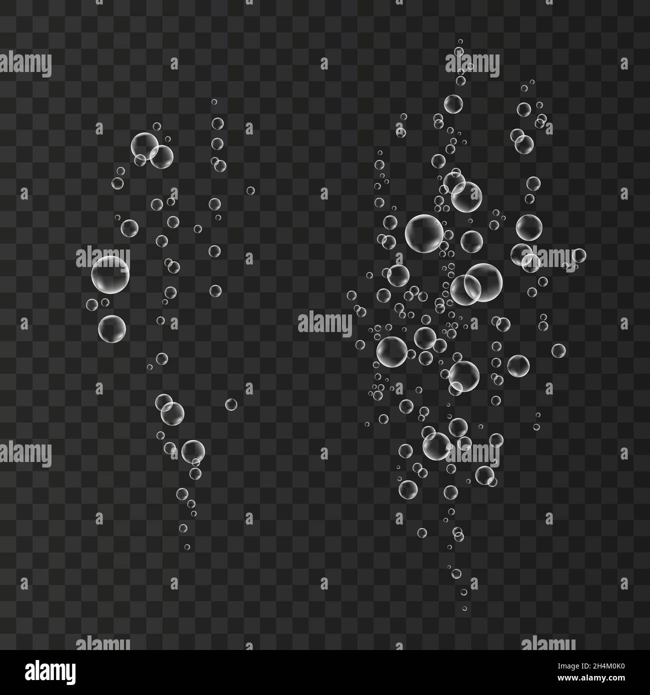 Champagne texture. Effervescent drink. Underwater fizzing air bubbles ...
