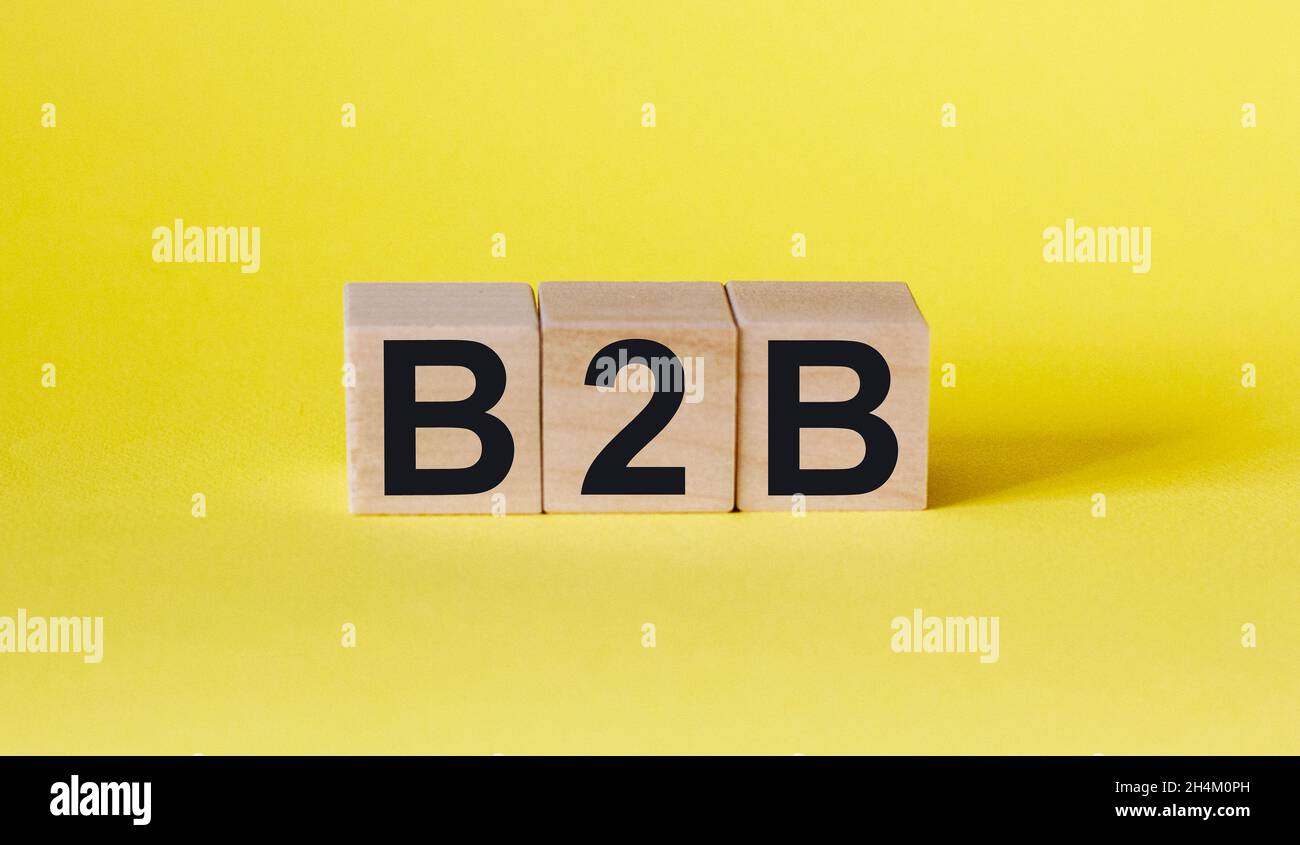 Business concept b2b on hi-res stock photography and images - Alamy