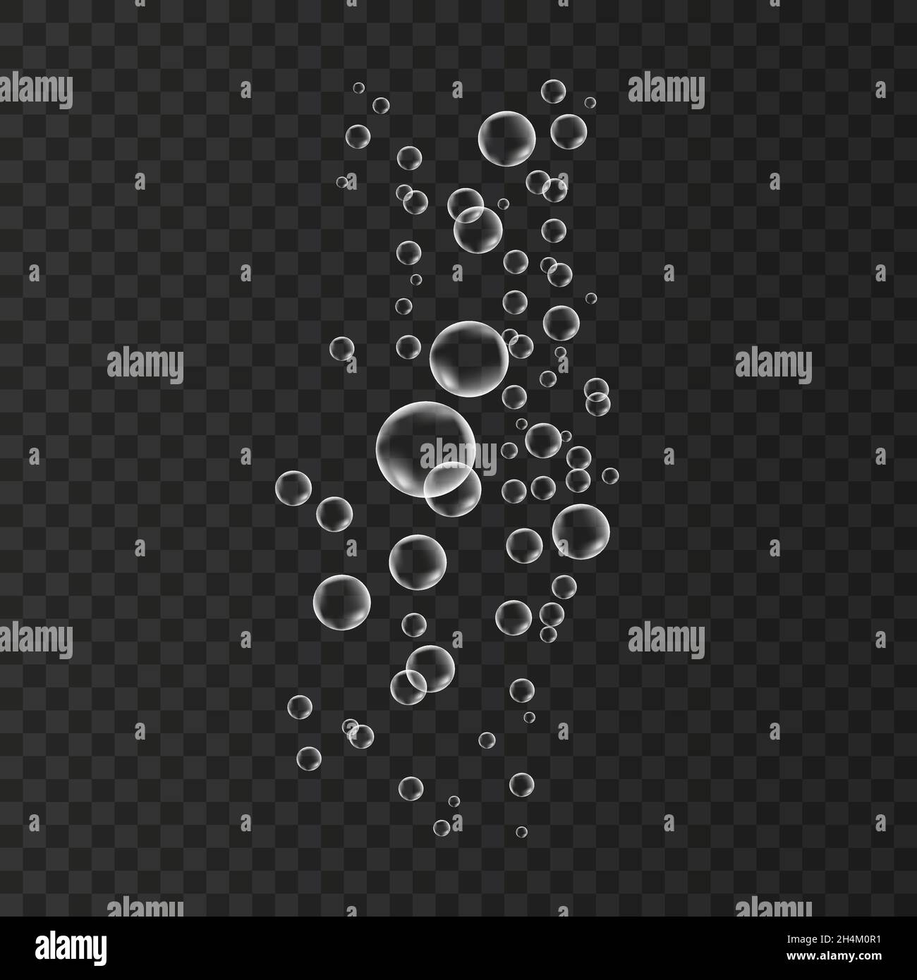 Fizzy drink. Underwater fizzing air bubbles background. Soda pop ...