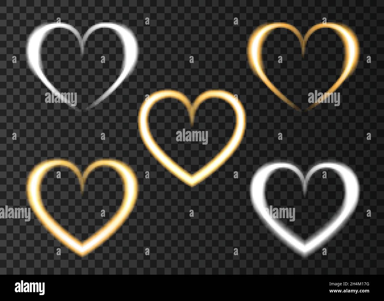 Golden silver glow light hi-res stock photography and images - Alamy