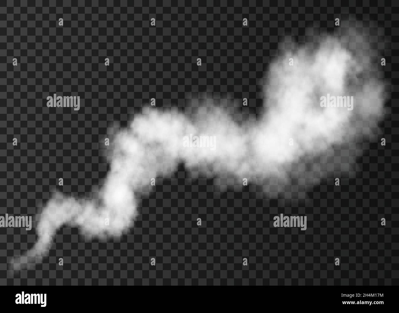 White smoke puff texture. Steam explosion special effect. Realistic ...