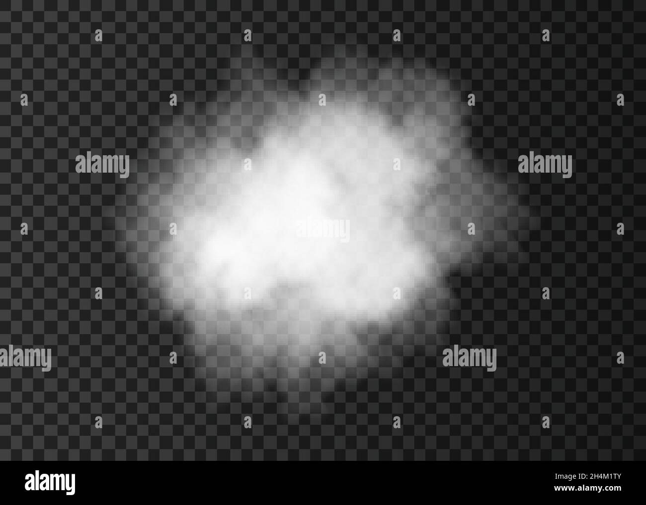 White smoke cloud isolated on transparent background. Puff. Steam ...