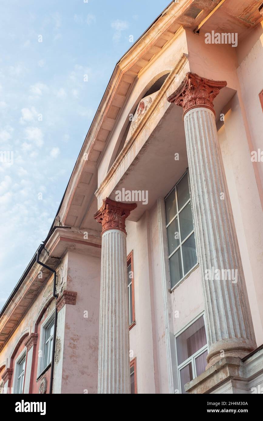 old architecture of buildings of soviet ukraine Stock Photo - Alamy