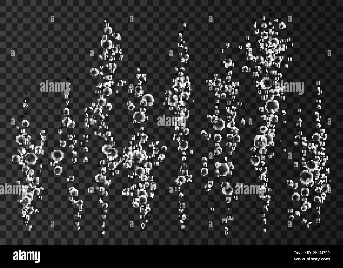 Champagne. Effervescent drink. Fizz. Underwater fizzing air, water or ...