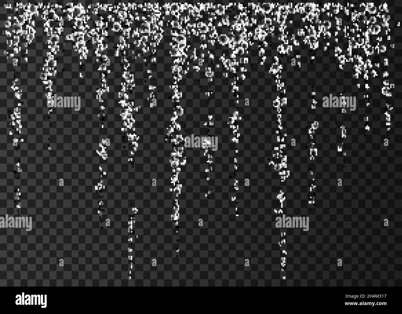 Champagne. Effervescent drink. Fizz. Underwater fizzing air, water or ...