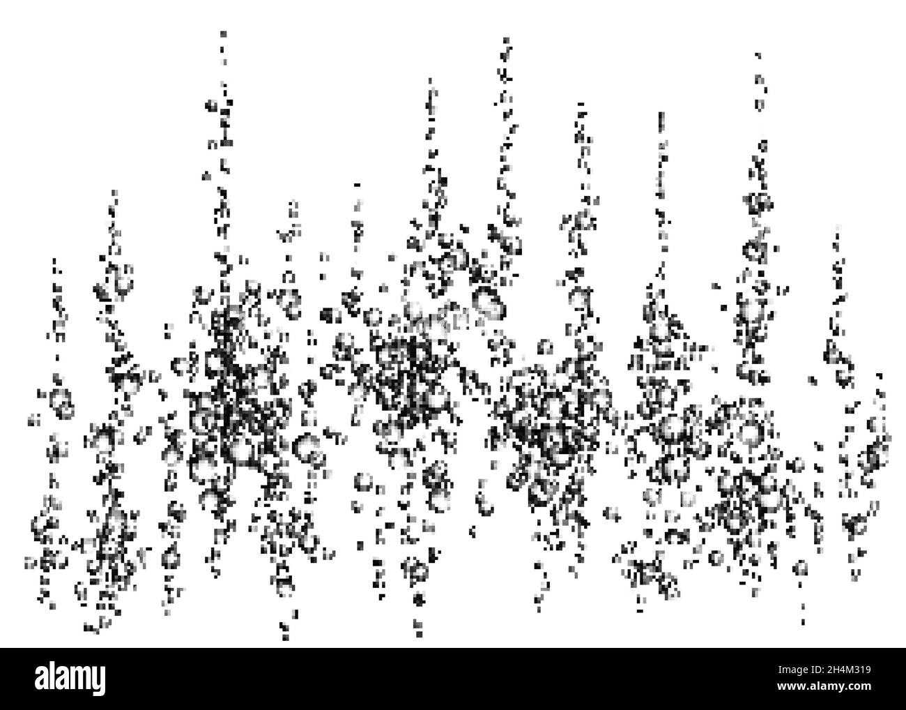 Effervescent drink. Fizz. Underwater fizzing air, water or oxygen ...