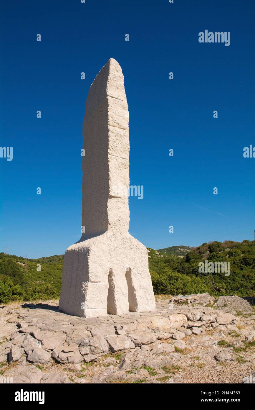Baska, Croatia - 4th September 2021. Part of the Baska Valley ... Baska, Croatia - 4th September 2021. Part of the Baska Valley ...