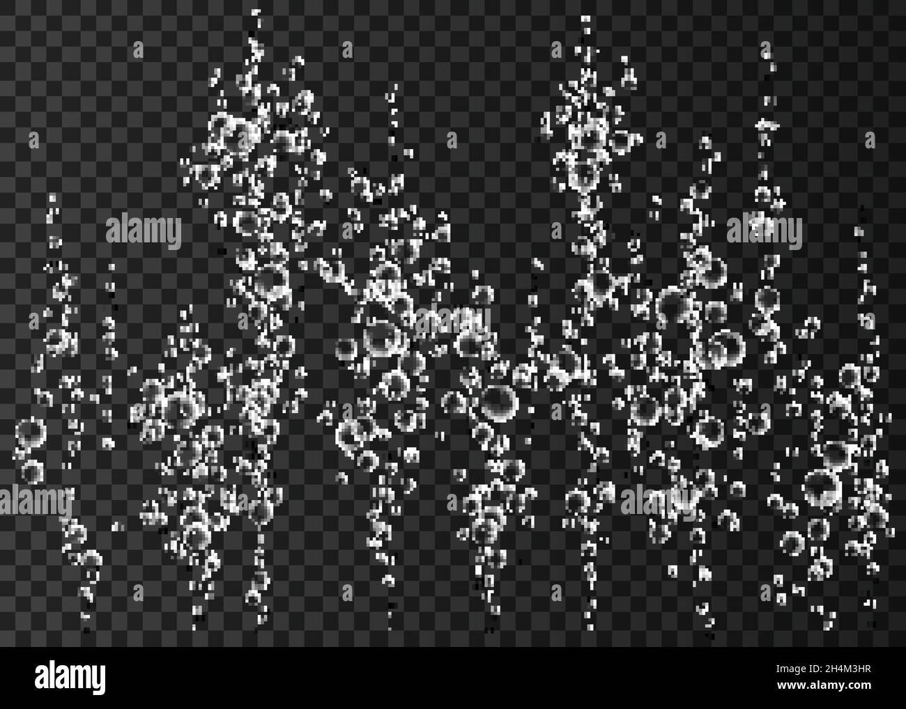 Champagne. Effervescent drink. Fizz. Underwater fizzing air, water or ...