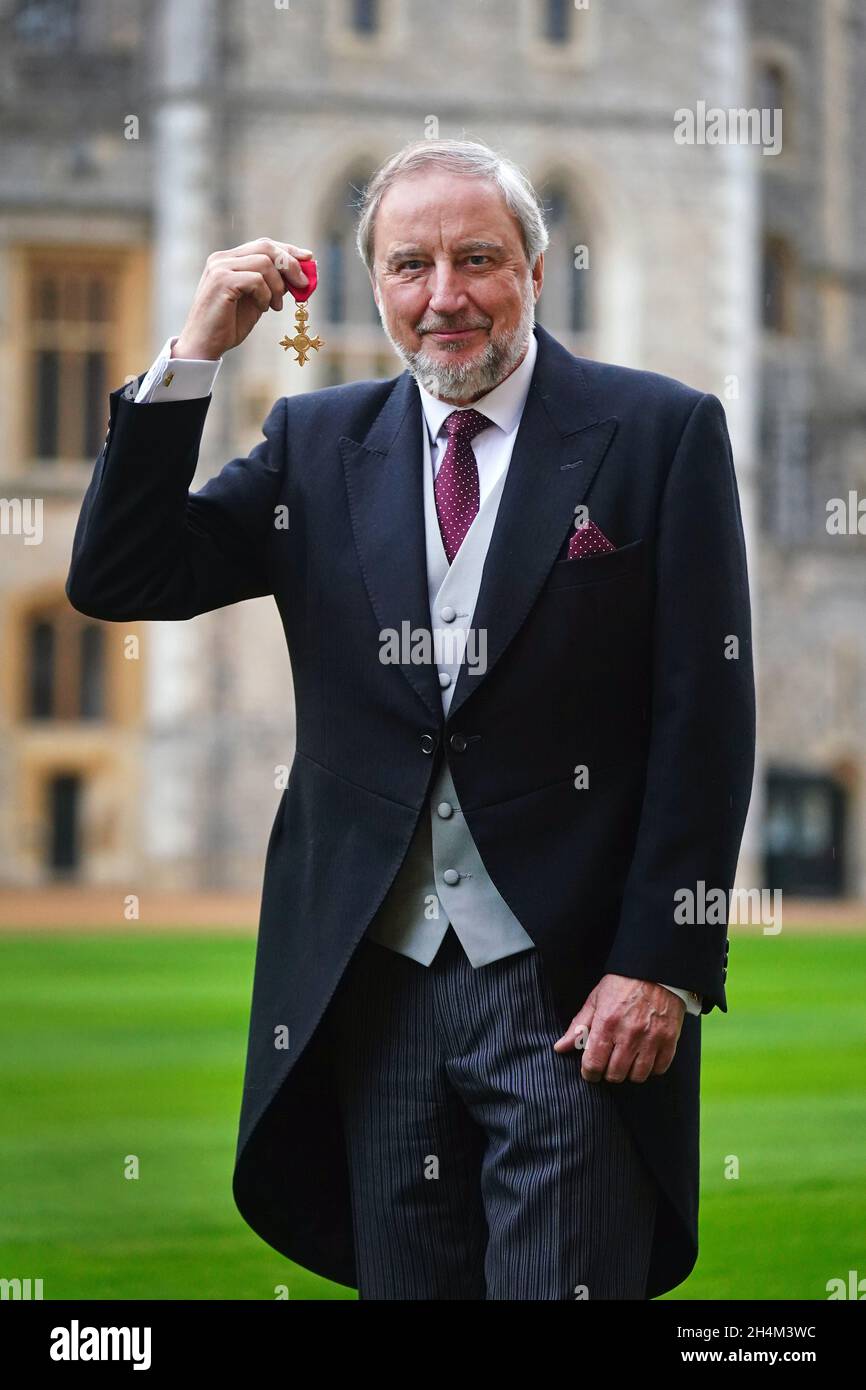 Professor Michael Peake after receiving an OBE for services to medicine ...