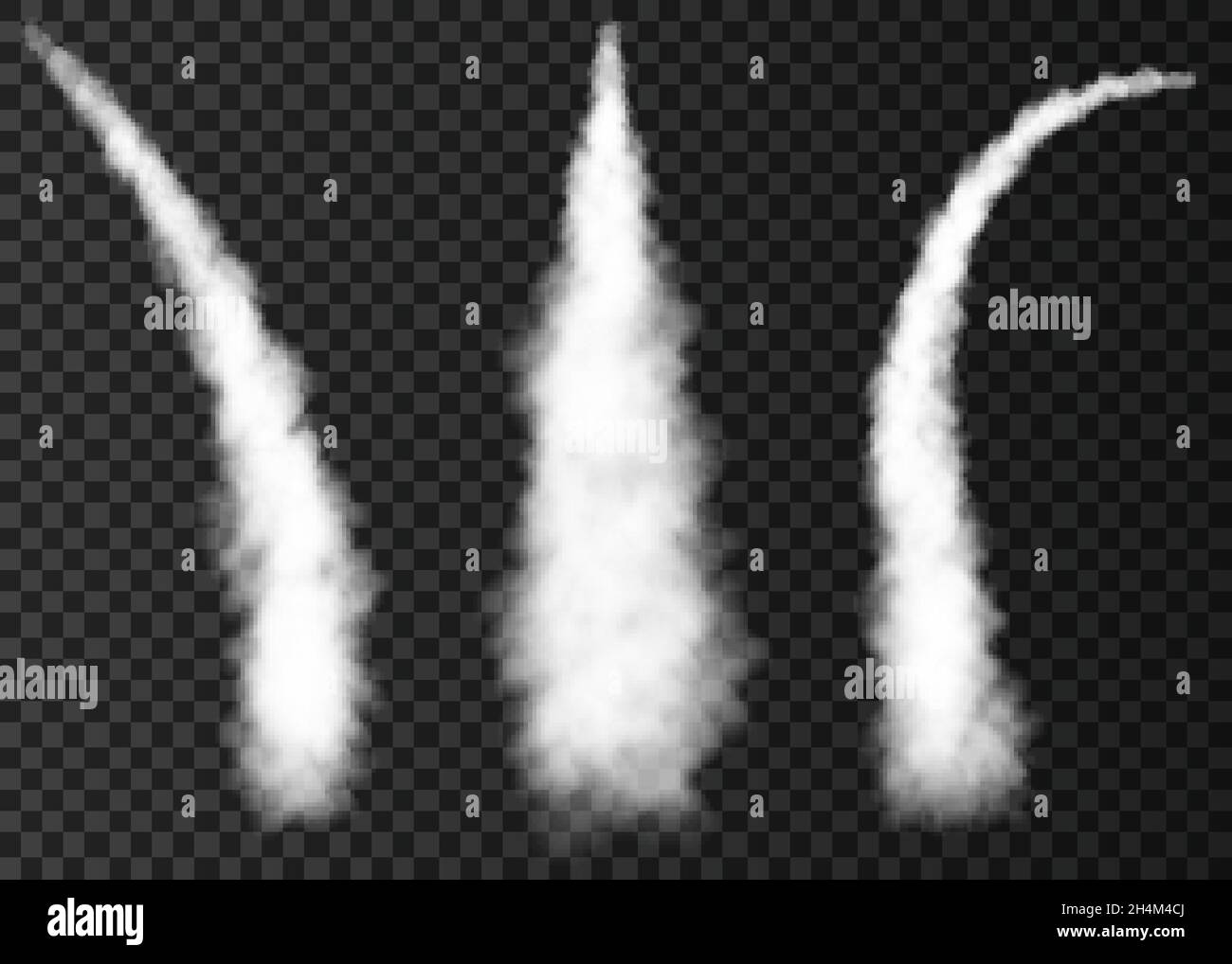 Jet condensation trail Stock Vector Images - Alamy