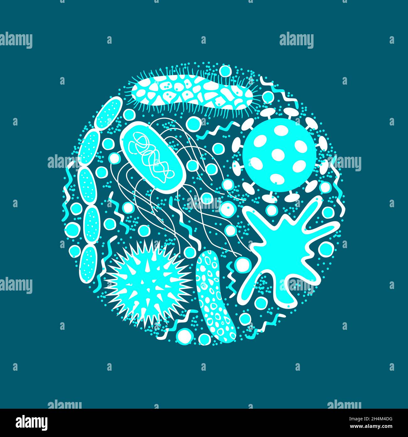 Petri escherichia coli bacteria Stock Vector Images - Alamy