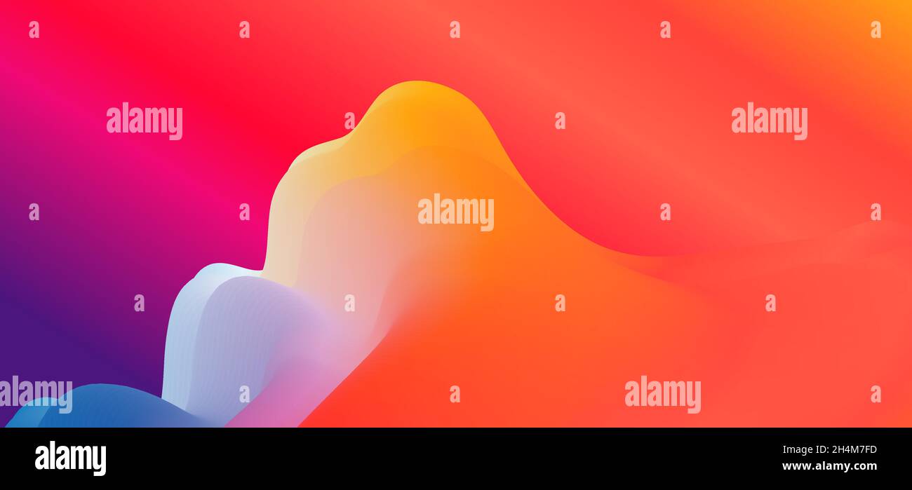 Vector abstract colorful flowing wave lines background. Design element ...