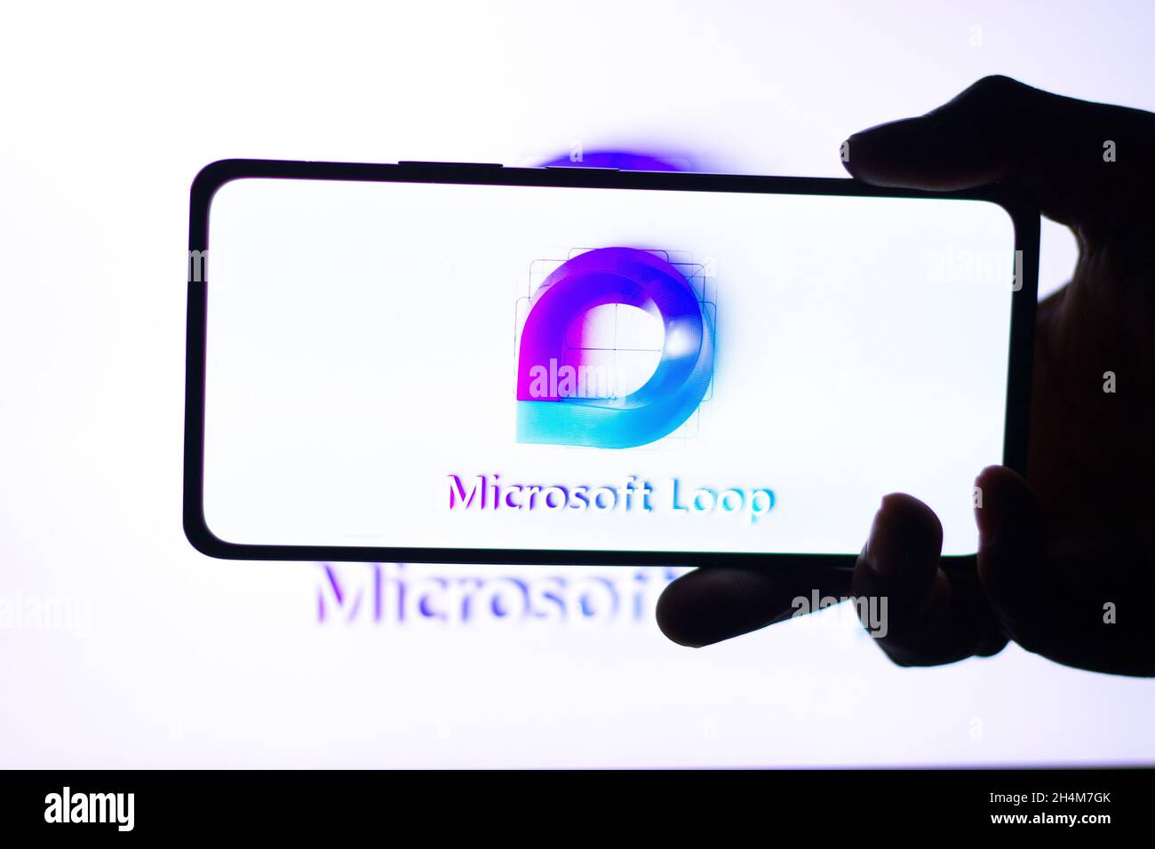 West Bangal, India - November 03, 2021 : Microsoft Loop logo on Laptop ...