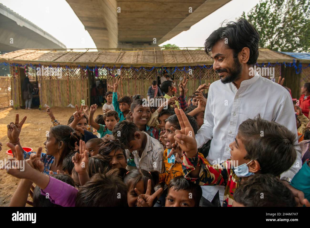 New Delhi, India. 03rd Nov, 2021. Amir Siddiqui founder of Umeed ...