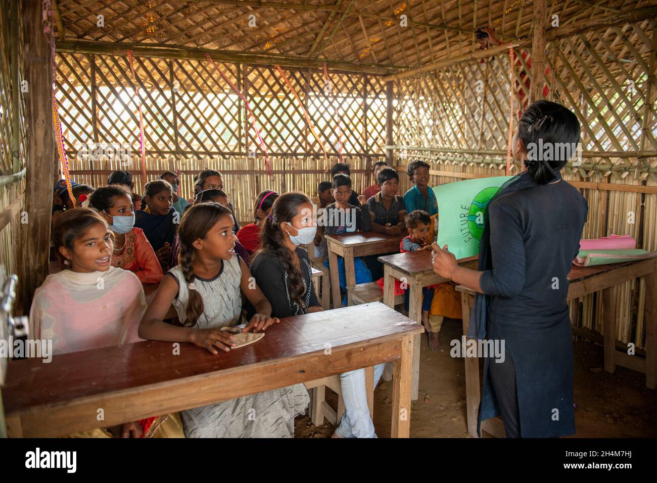 New Delhi, India. 03rd Nov, 2021. General view of eco friendly class ...