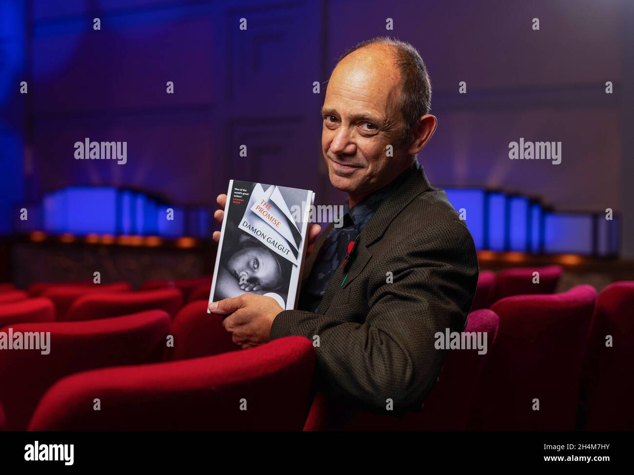 EDITORIAL USE ONLY Shortlisted author Damon Galgut at the 2021 Booker ...